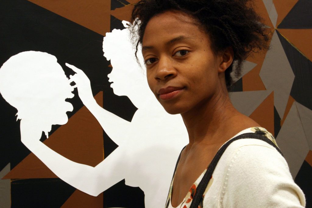 Kara Walker, an African American contemporary artist and painter who ...